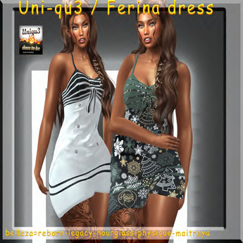 Second Life Marketplace - Uni-qu3 / Ferina dress - sale